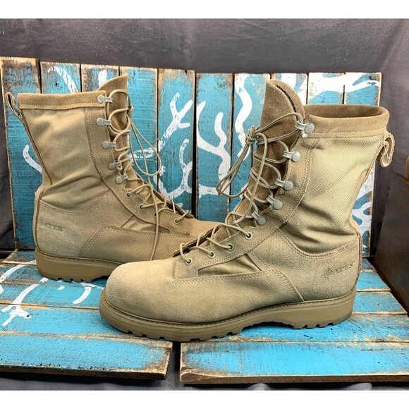 Bates | Shoes | Bates Goretex Military Combat Boots Desert Tan Suede ...
